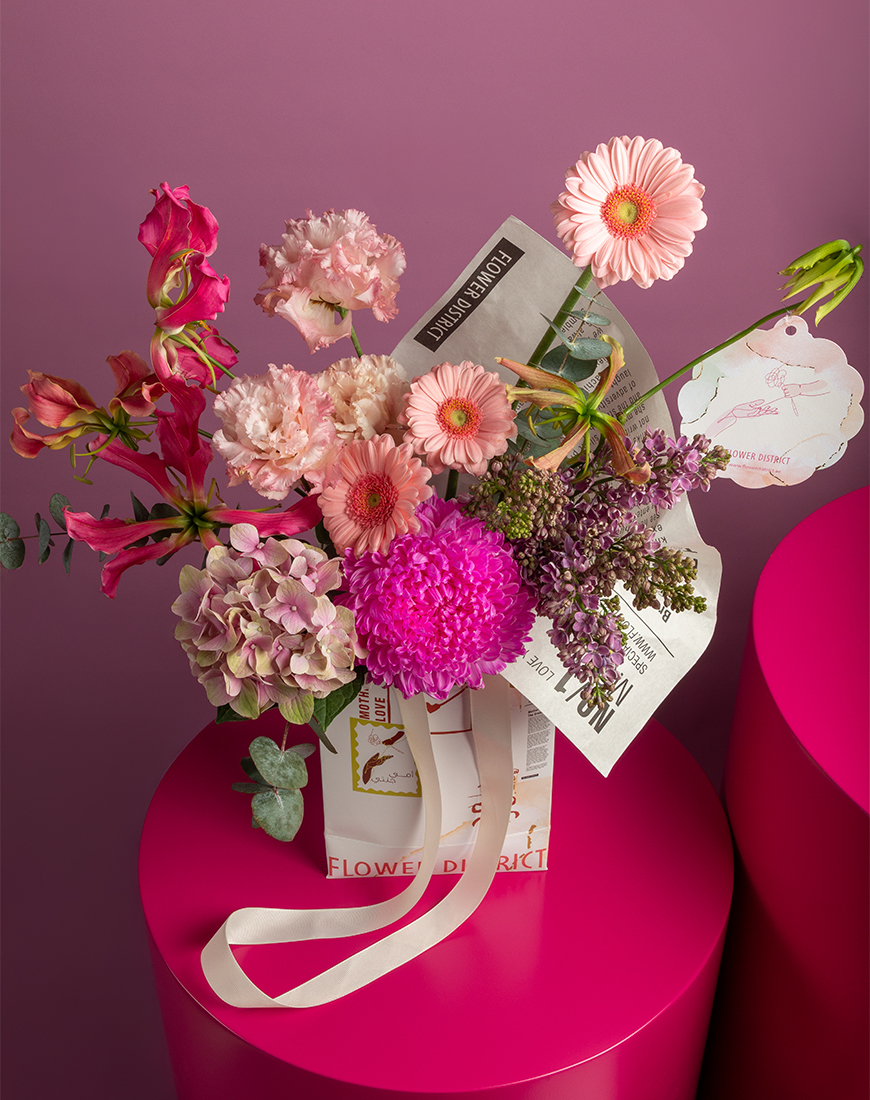 Mother’s Day Bloom Box | Elegant Floral Arrangement Flower District